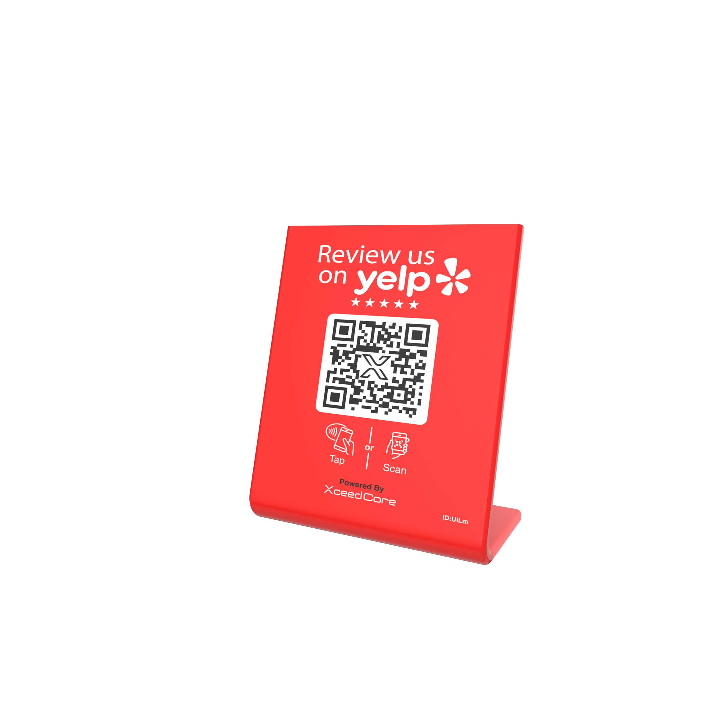 TapX Yelp Review Stand - Xceed Core